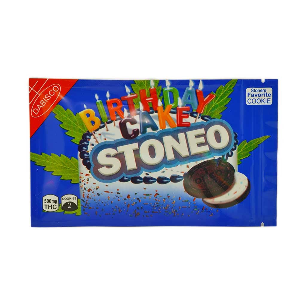 Oreo Stoneo Birthday Cake Cookies Edible 500MG THC - Puffland Cannabis ...