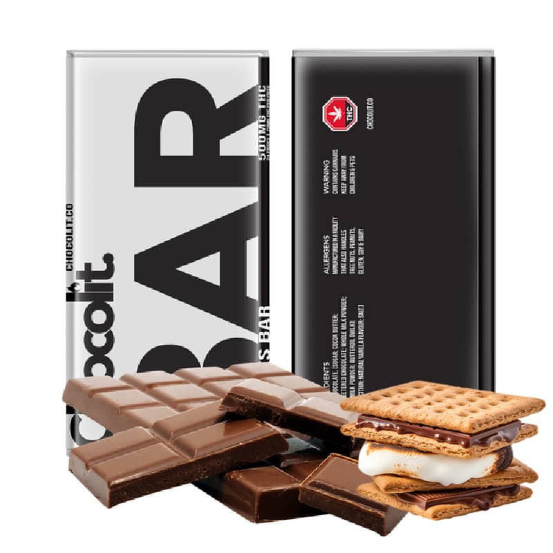 Chocolit - Smore's 500mg THC Chocolate Bar - Puffland Cannabis Online