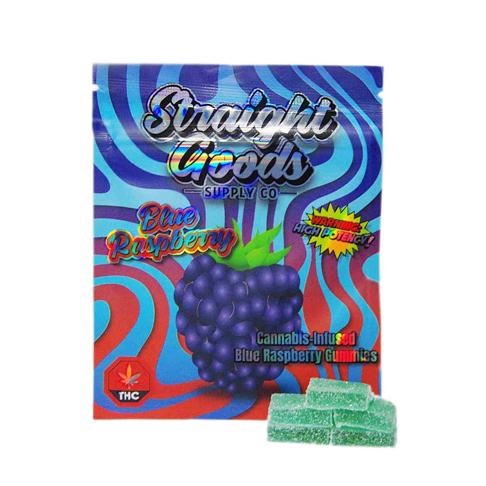 Blue Raspberry - Straight Good Edibles 500mg THC - Buy Online Canada